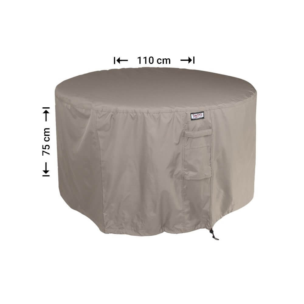 Ronde tuintafel hoes Ø: 110 cm - Tuinmeubelhoesshop
